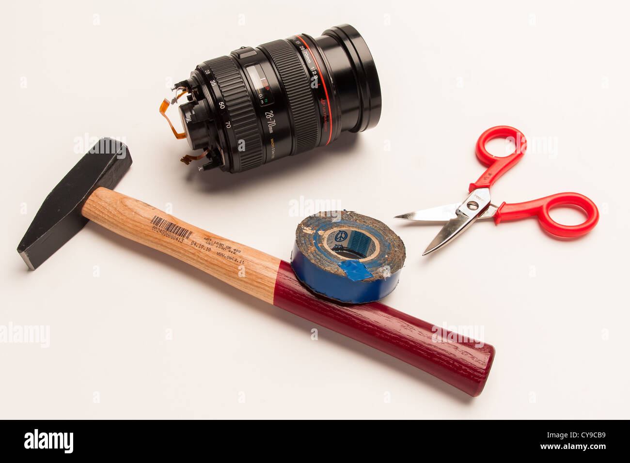 A difficult repair Stock Photo - Alamy