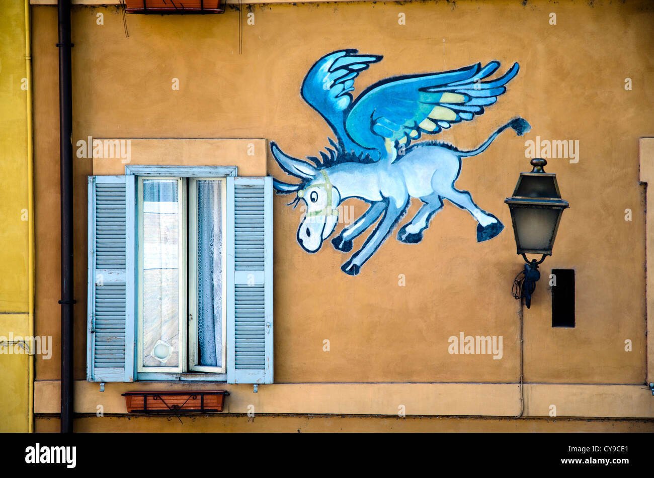 Winged donkey hi-res stock photography and images - Alamy