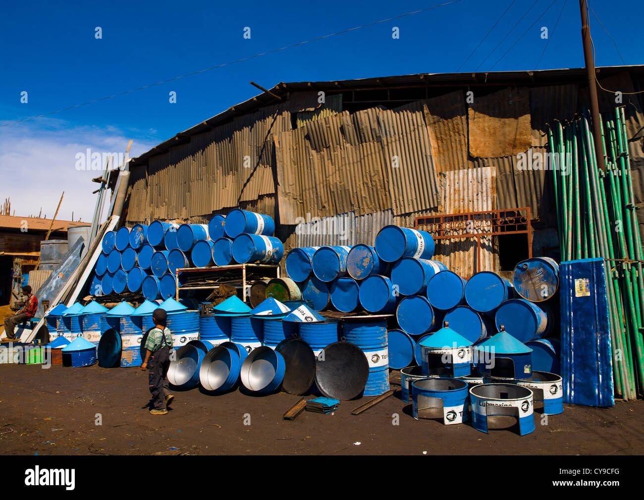 Medebar Metal Market In Asmara, Eritrea Stock Photo - Alamy