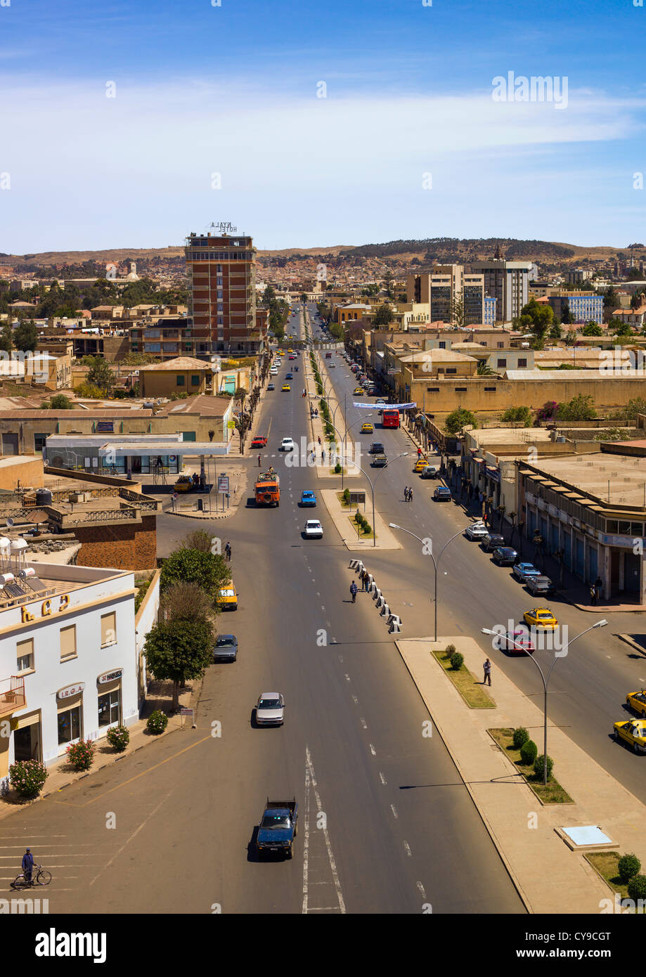 Aerial View Of Asmara, Eritrea Stock Photo - Alamy