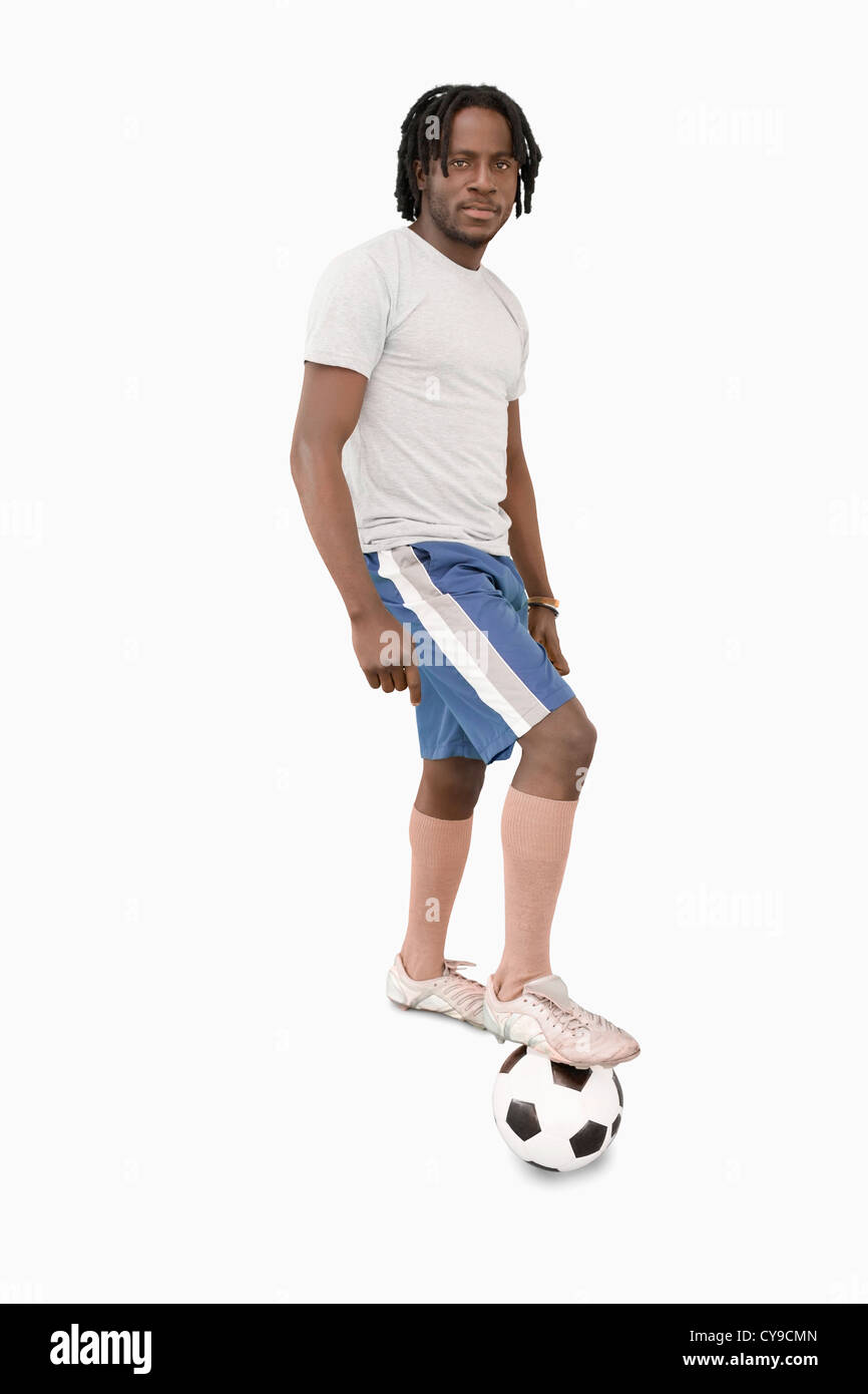 Male football player Stock Photo - Alamy