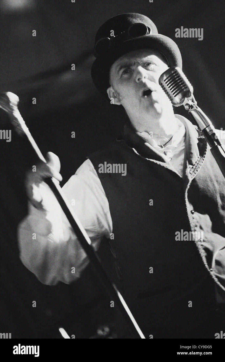 Gordon, lead singer with the now defunct Steampunk band Gladstone. The ...