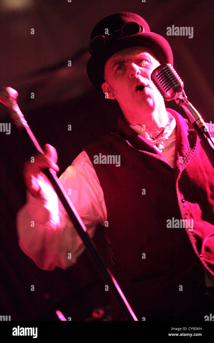 Gordon, lead singer with the now defunct Steampunk band Gladstone. The ...