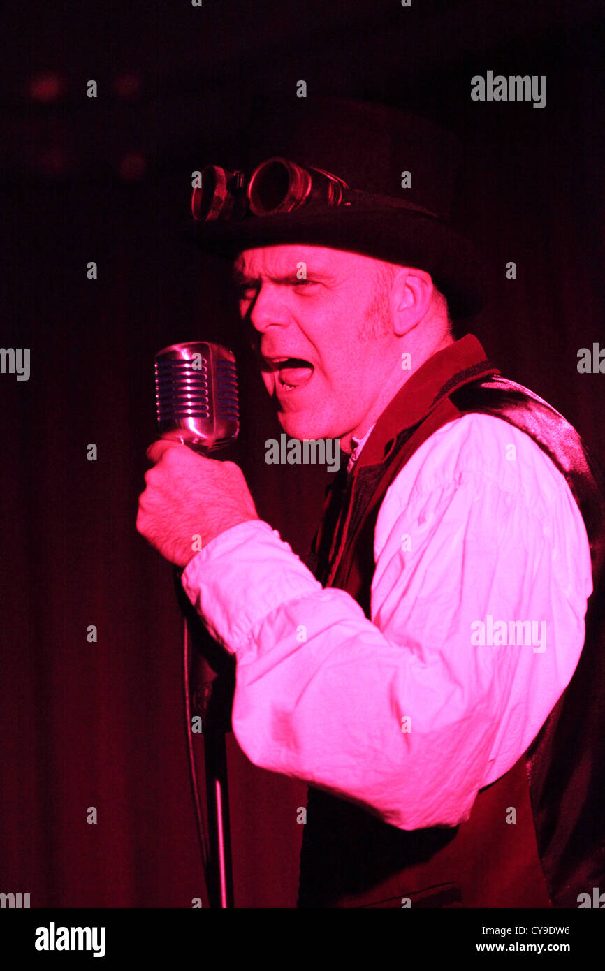 Gordon, lead singer with the now defunct Steampunk band Gladstone. The ...