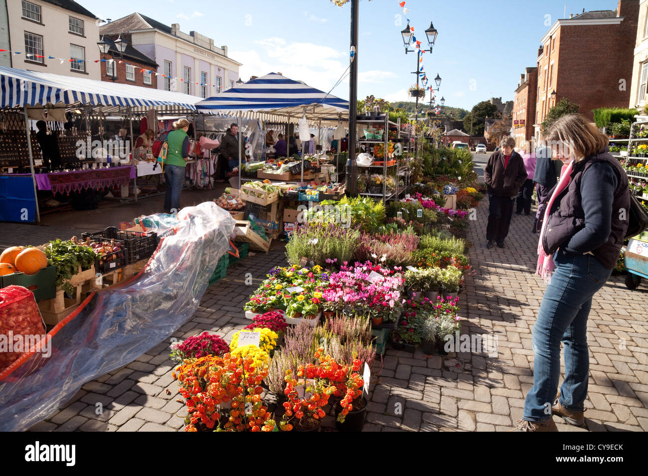 Ludlow market hi-res stock photography and images - Alamy