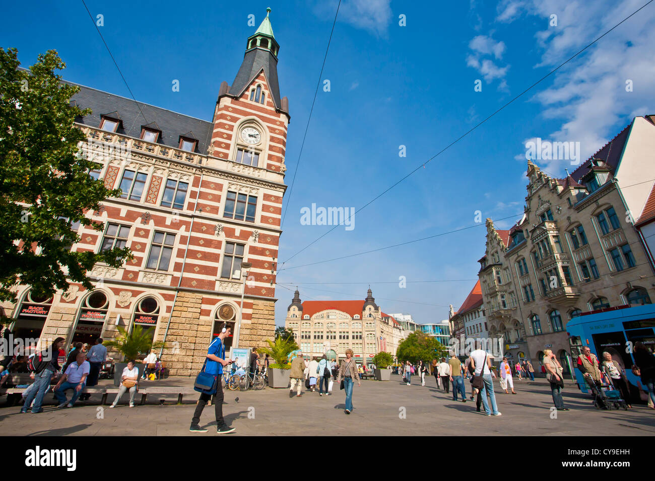 SHOPS, CITY RAILWAY, PEDESTRIAN AREA, ANGER SQUARE, HISTORIC CENTRE ...