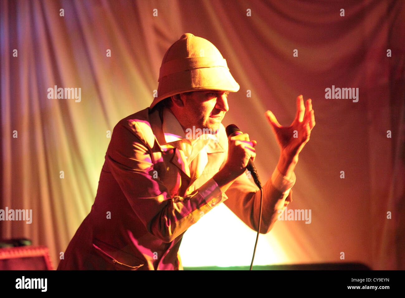 Professor Elemental - well known Steampunk Chap Hop performer Stock ...