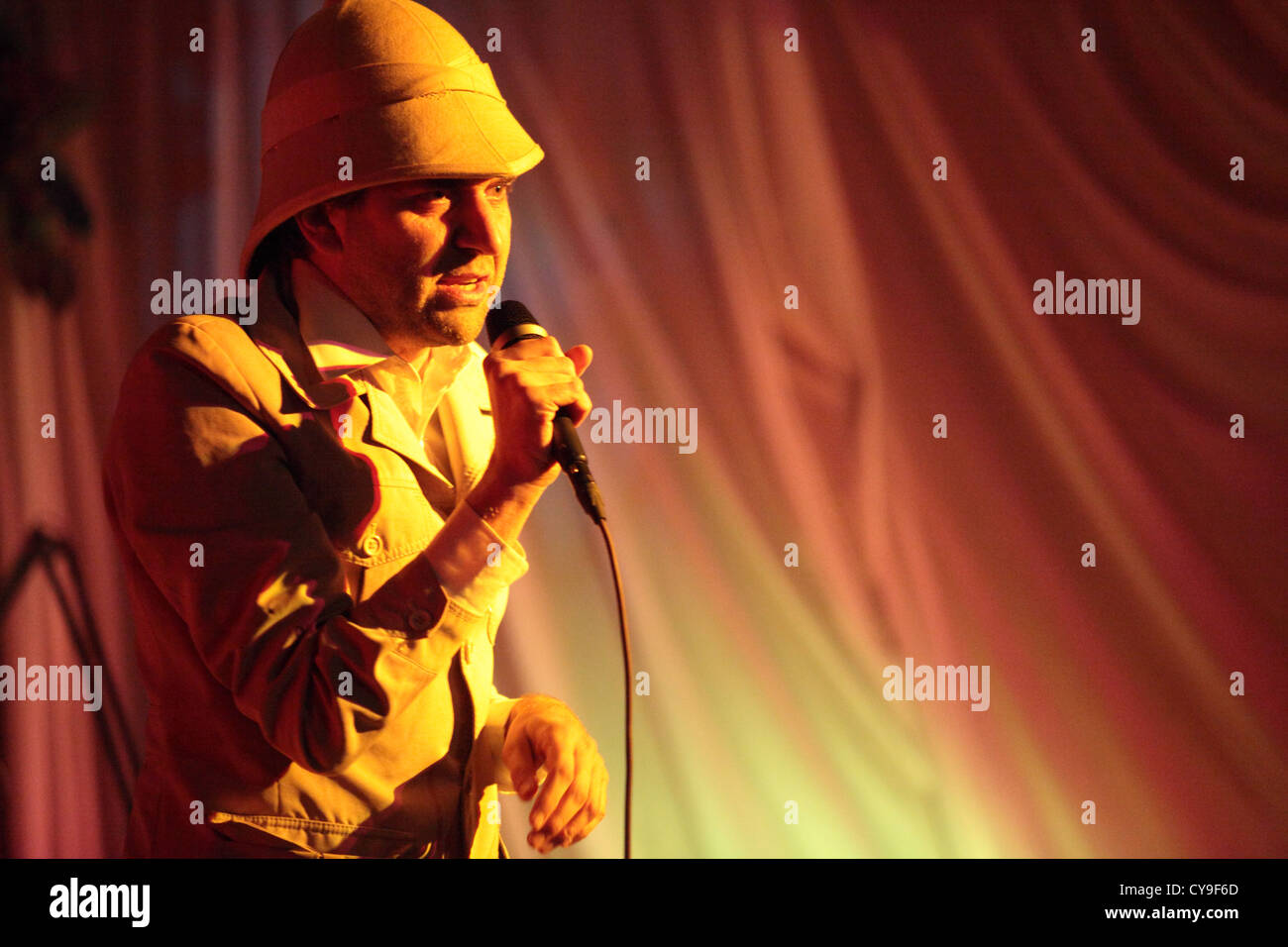 Professor Elemental - well known Steampunk Chap Hop performer Stock ...