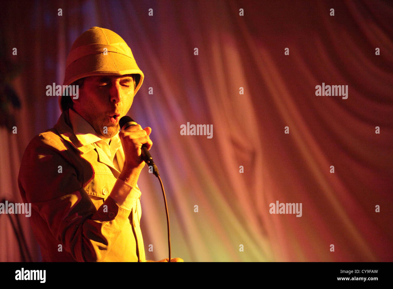 Professor Elemental - well known Steampunk Chap Hop performer Stock ...