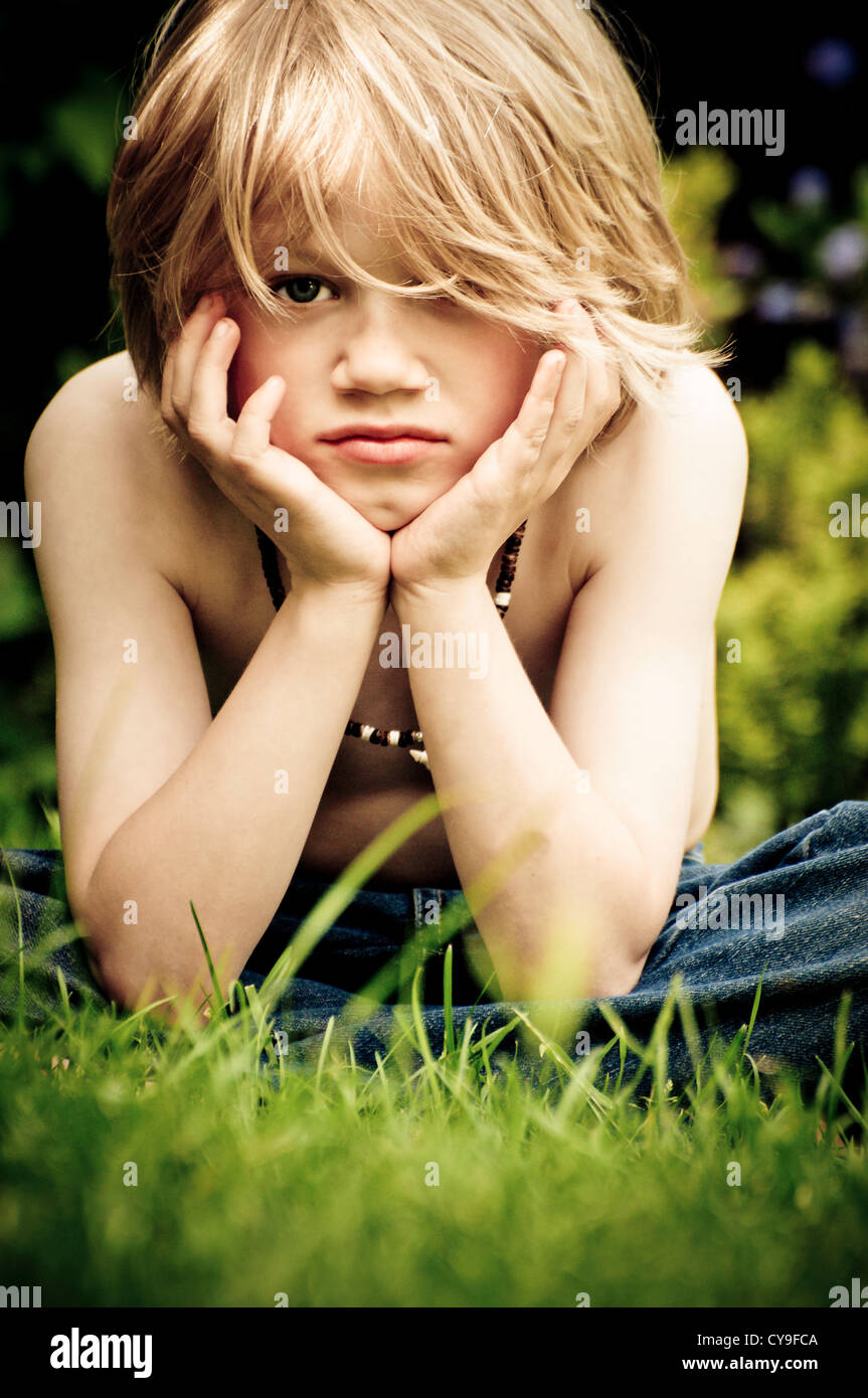 Cute little boy Stock Photo - Alamy