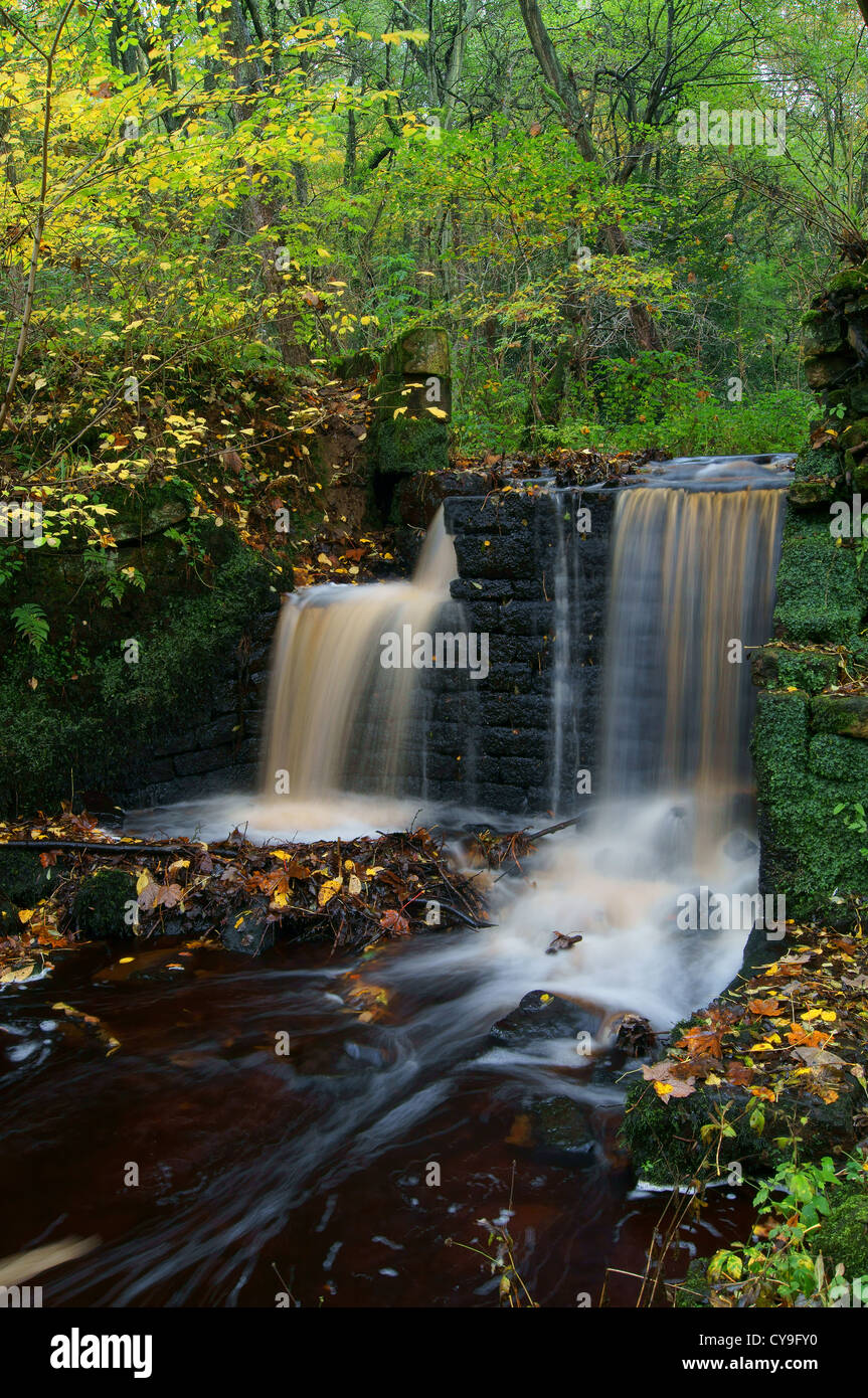 UK,South Yorkshire,Sheffield,River Rivelin,Upper Cut Wheel Near Rivelin ...