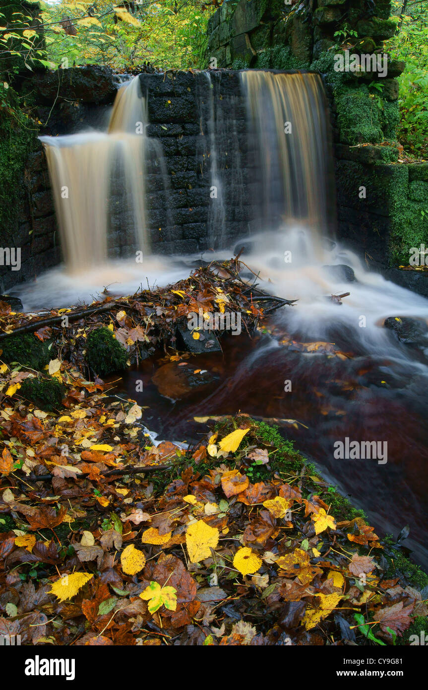 UK,South Yorkshire,Sheffield,River Rivelin,Upper Cut Wheel Near Rivelin ...