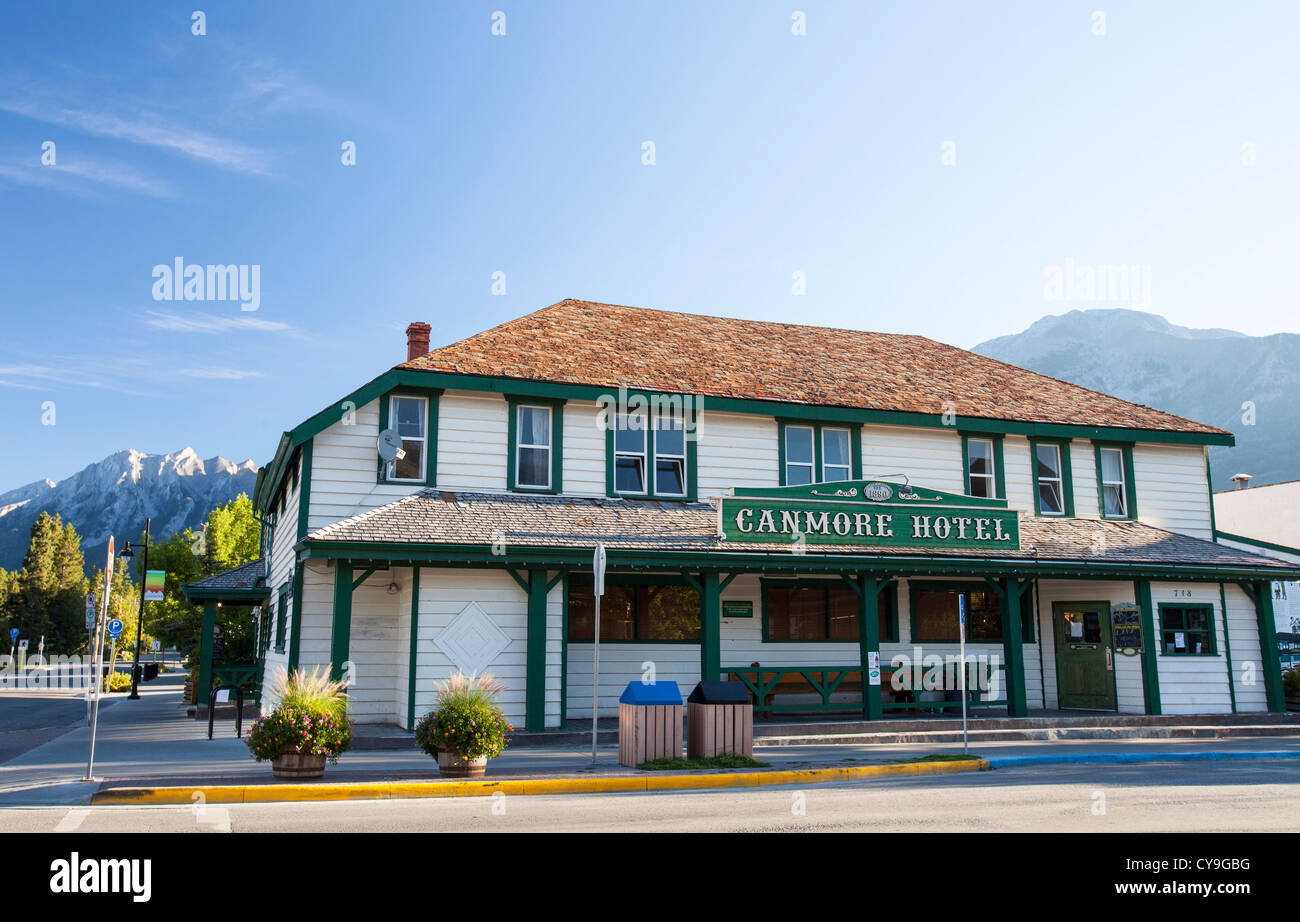 The Canmore Hotel, the second oldest building in Canmore in the ...