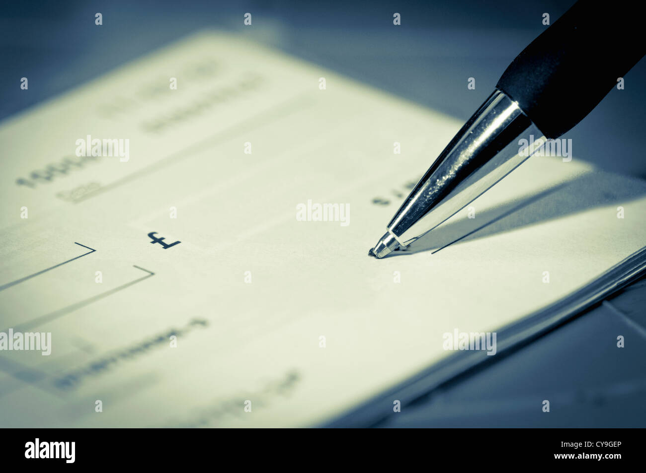 Cheque book hi-res stock photography and images - Alamy