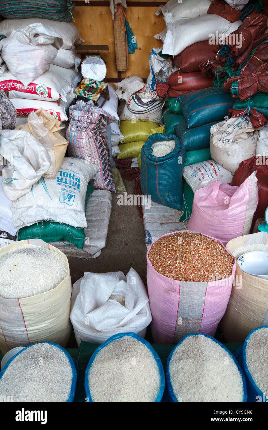 Rice on Sale in Vientiane, Laos Stock Photo - Alamy