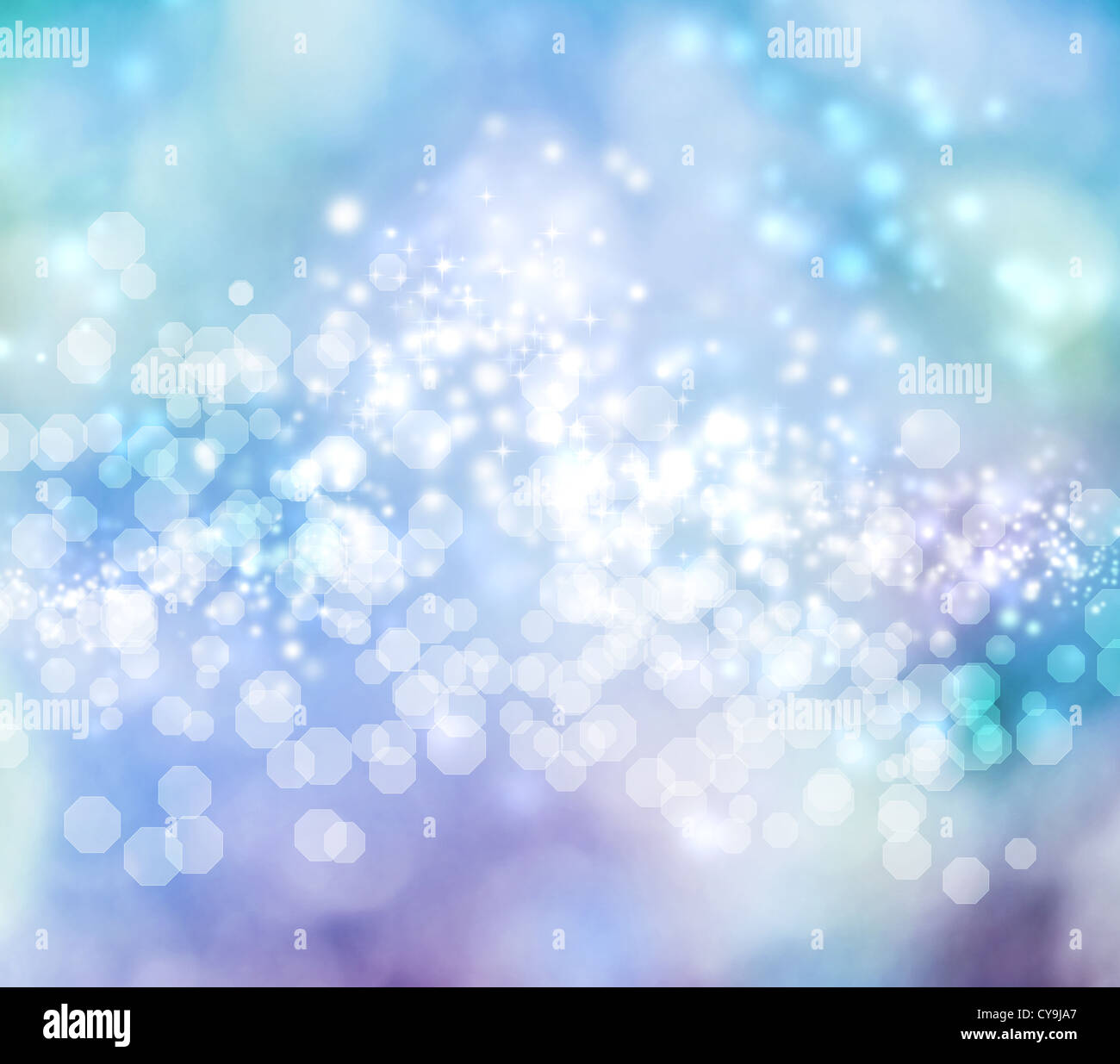 Blue Colored Abstract Lights Background Stock Photo - Alamy