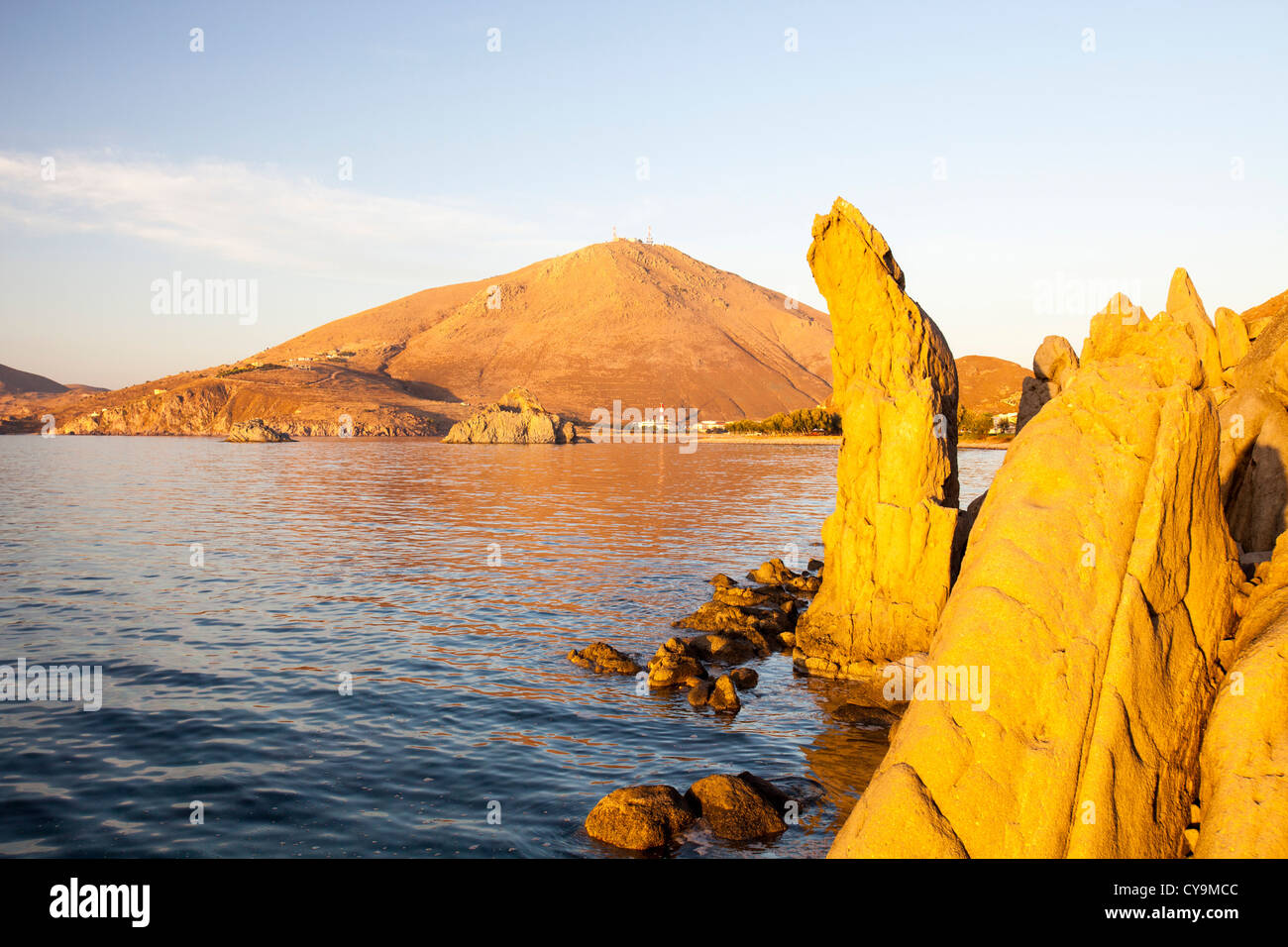 A phallic shaped rock in Myrina on Lemnos, Greece Stock Photo - Alamy