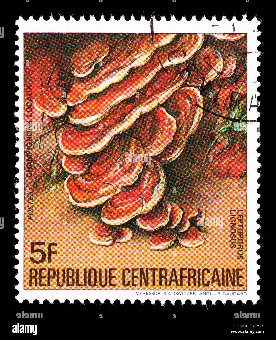 Postage stamp from central african hi-res stock photography and images ...