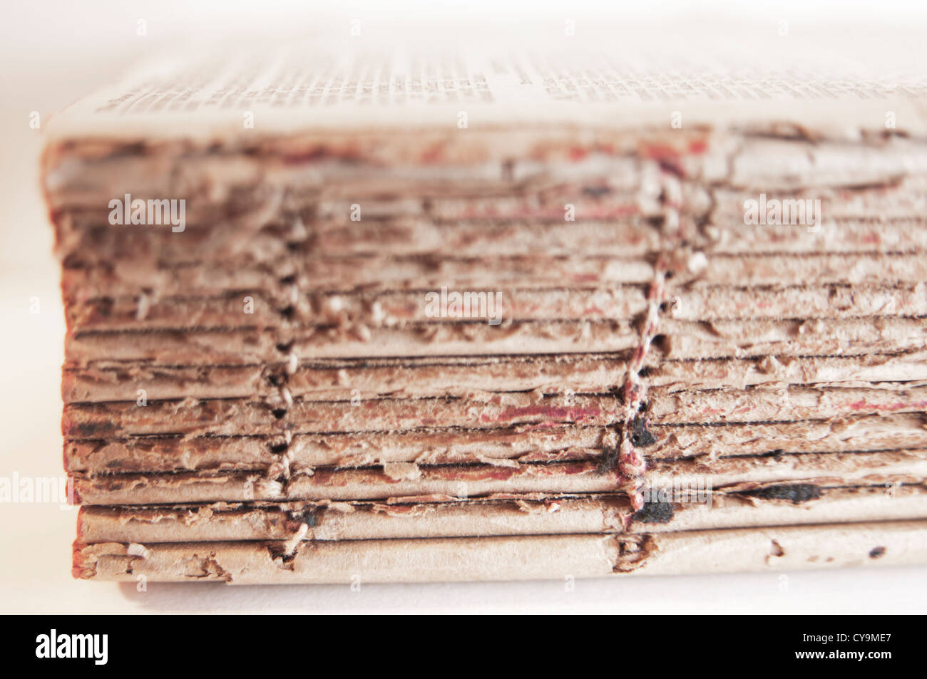 Antique book binding hi-res stock photography and images - Alamy
