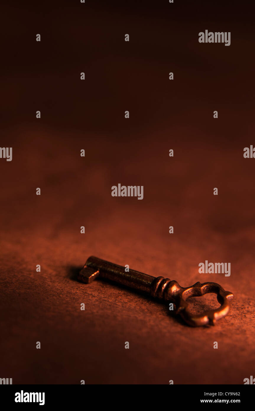 Mysterious old key Stock Photo - Alamy