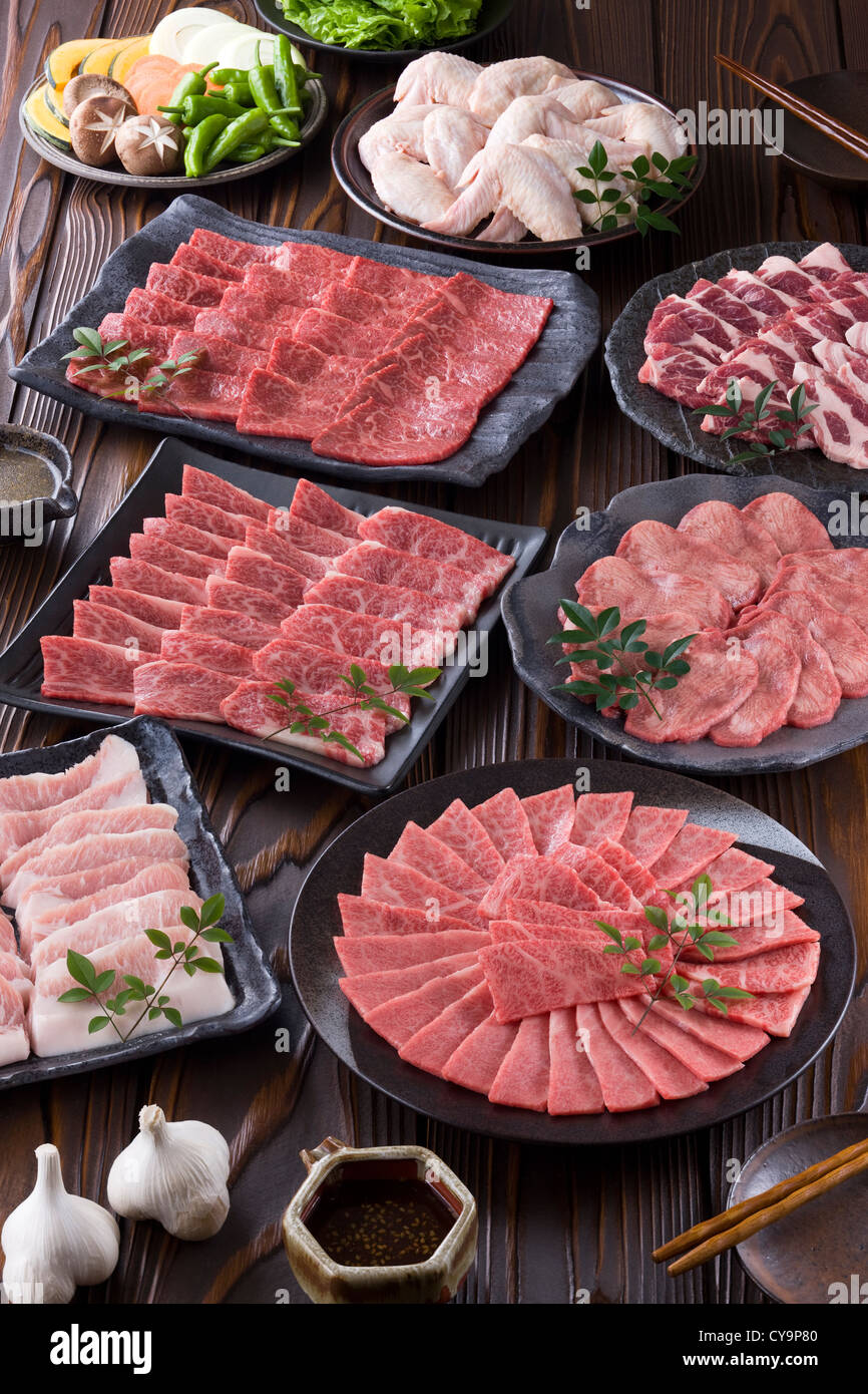 Korean meat hi-res stock photography and images - Alamy