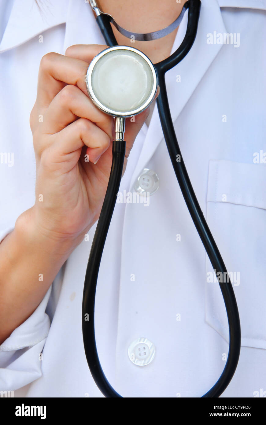 Doctor and stethoscope Stock Photo - Alamy