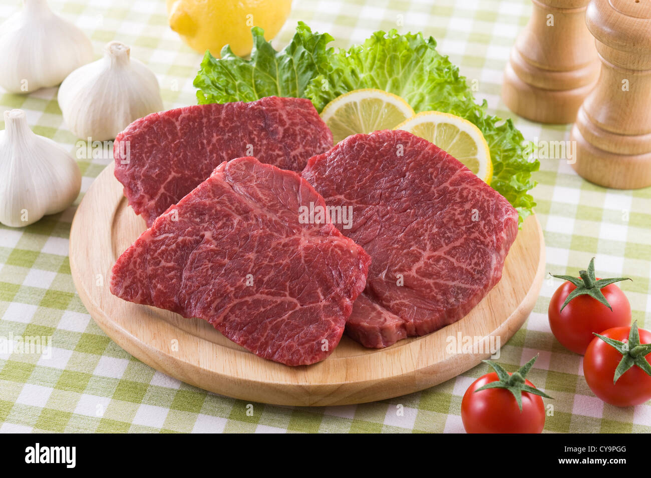 Top Round of Beef for Steak Stock Photo - Alamy