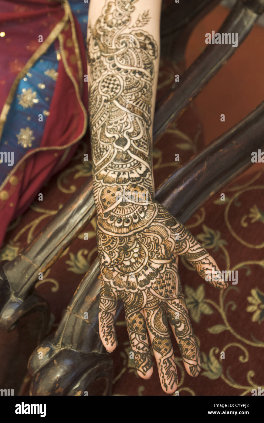 Indian wedding pattern hi-res stock photography and images - Alamy