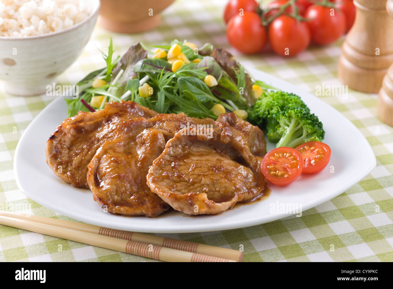 Shogayaki hi-res stock photography and images - Alamy