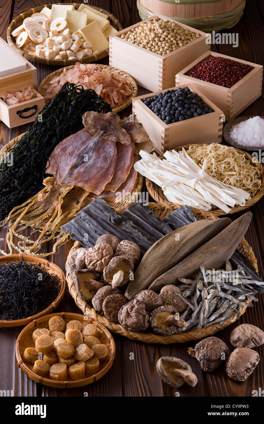 Traditional Japanese Dried Food Stock Photo - Alamy