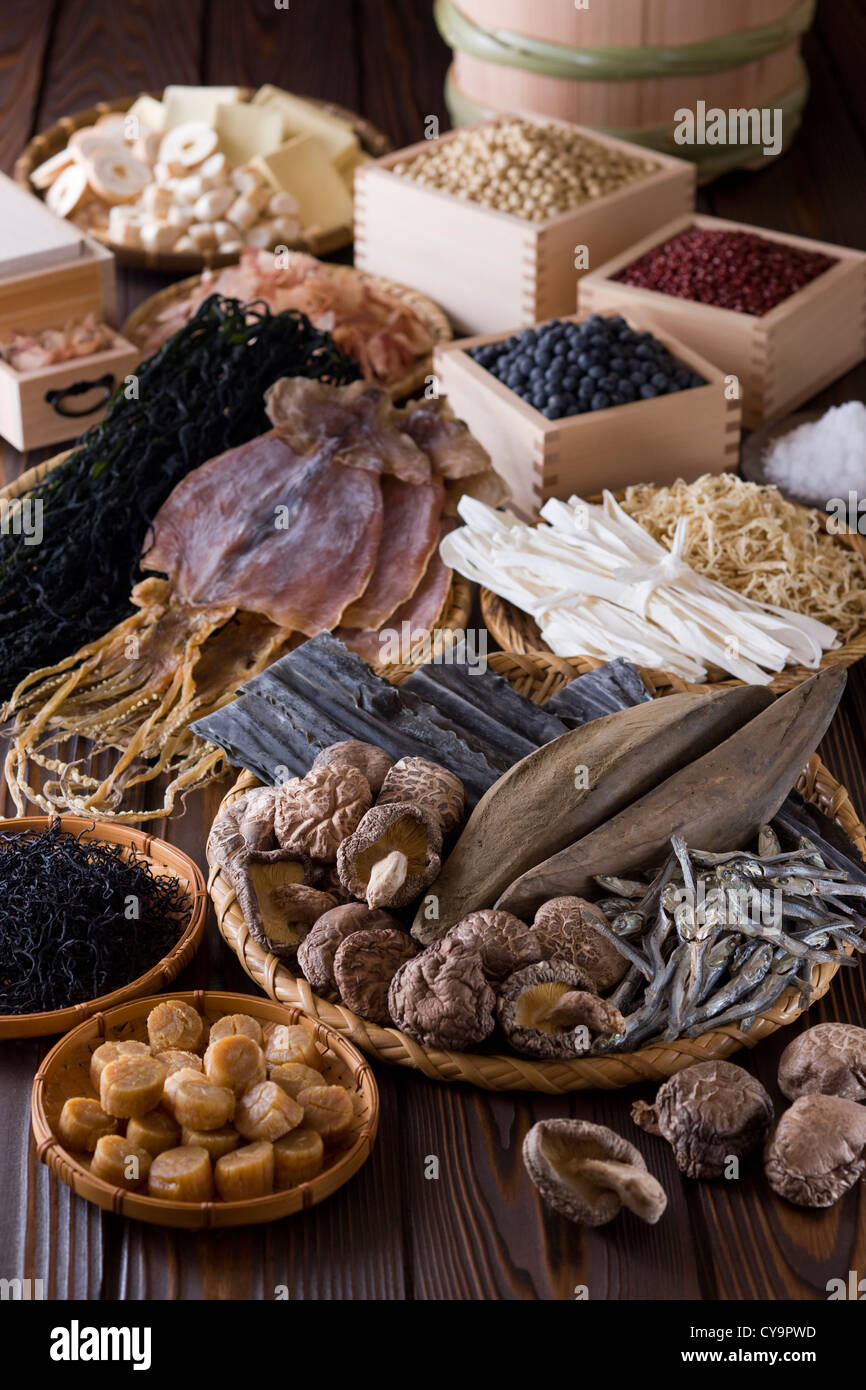 Traditional Japanese Dried Food Stock Photo - Alamy