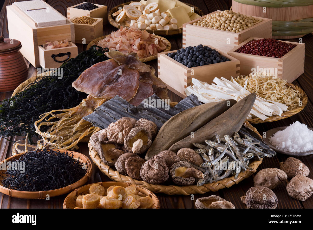 Traditional Japanese Dried Food Stock Photo - Alamy