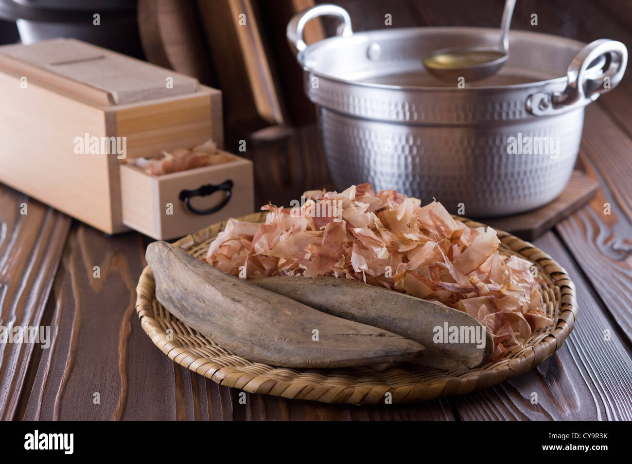Katsuobushi and Dashi Stock Photo - Alamy