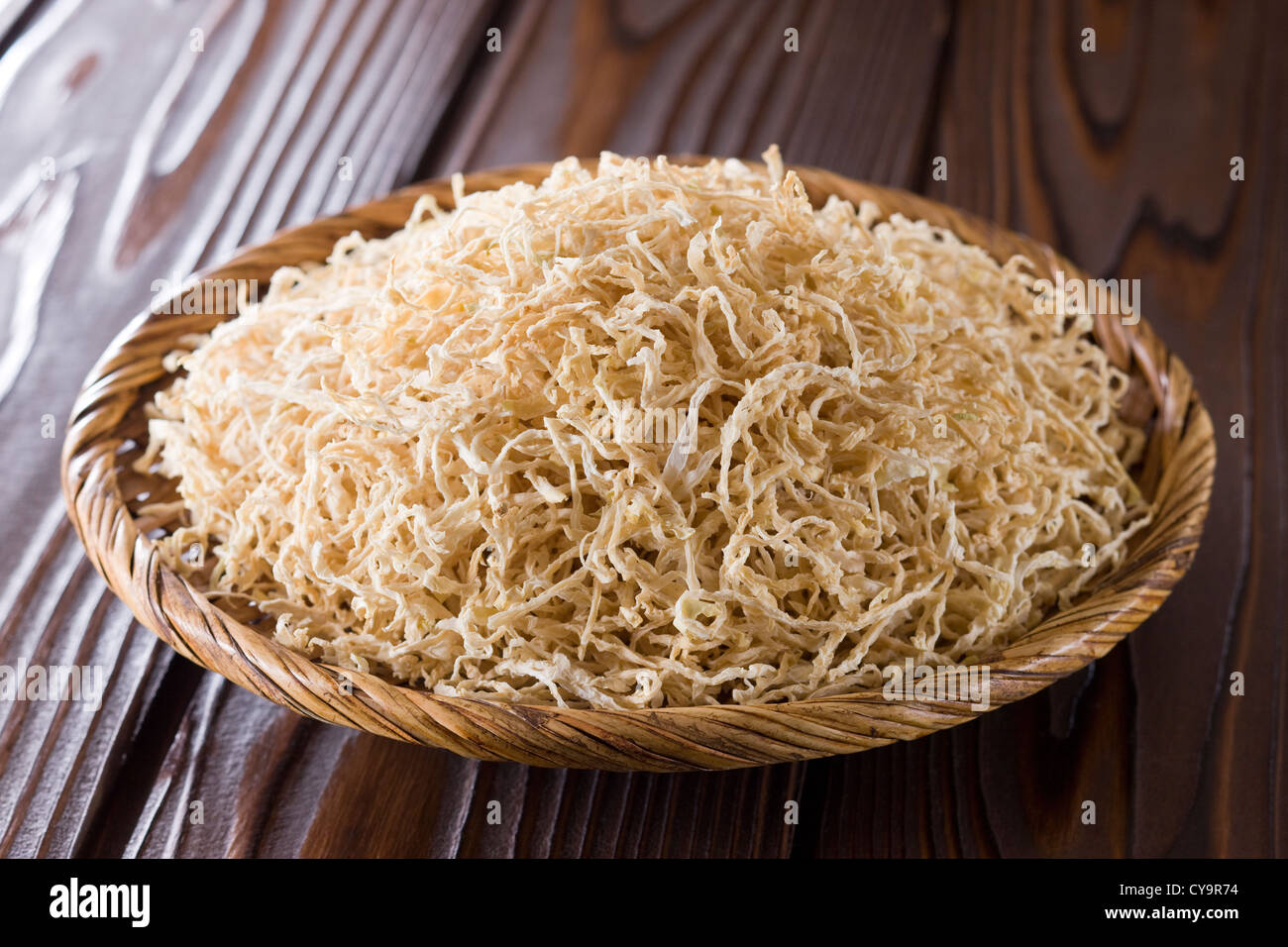 Dried Daikon Radish Julianne Stock Photo - Alamy
