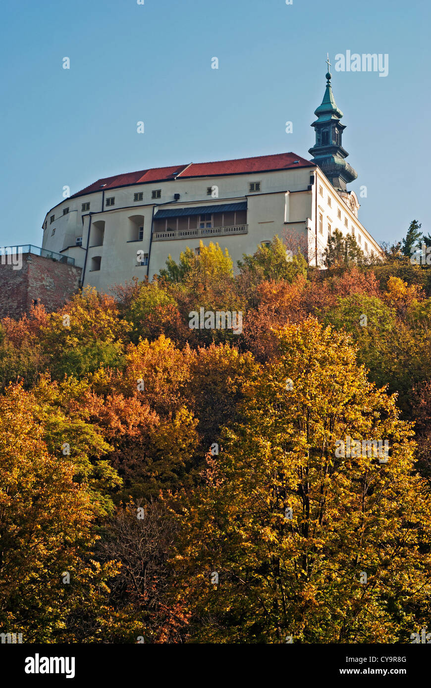 The Castle in Nitra - Slovakia, autumn trees Stock Photo - Alamy