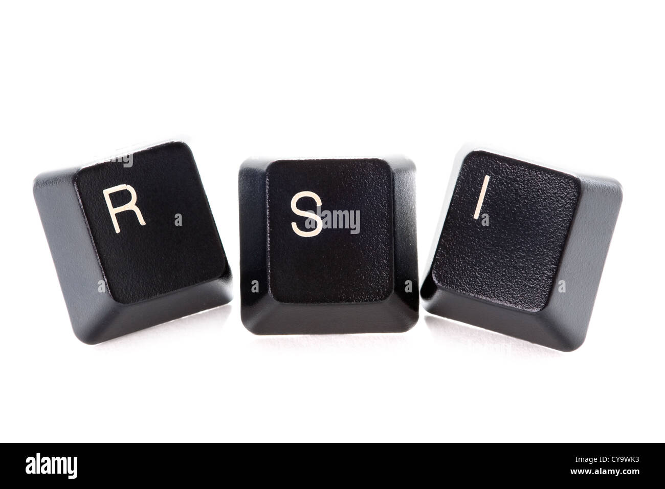 computer letters spelling rsi represents repetitive strain injury Stock ...