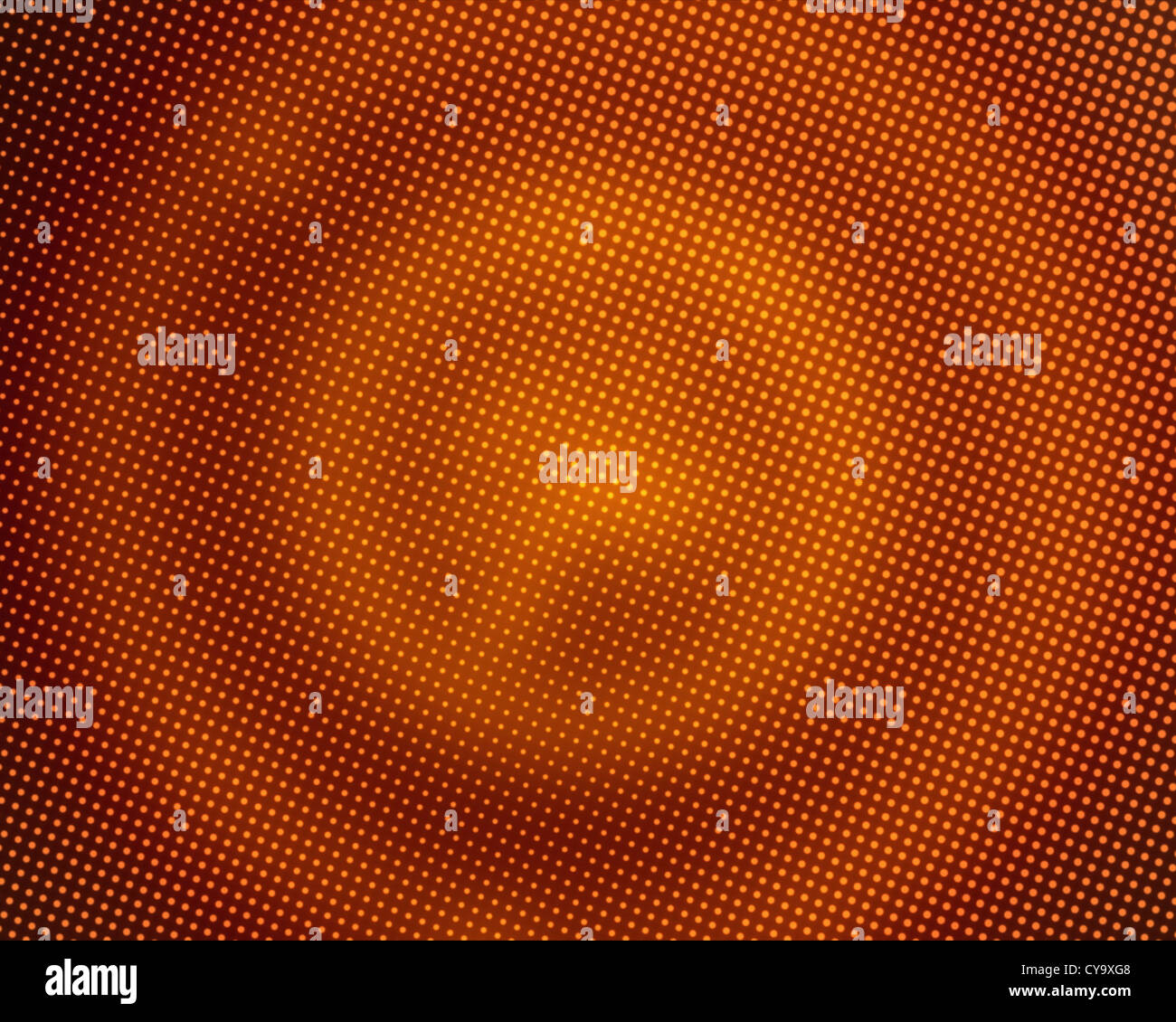 Orange pixelated circles Stock Photo - Alamy