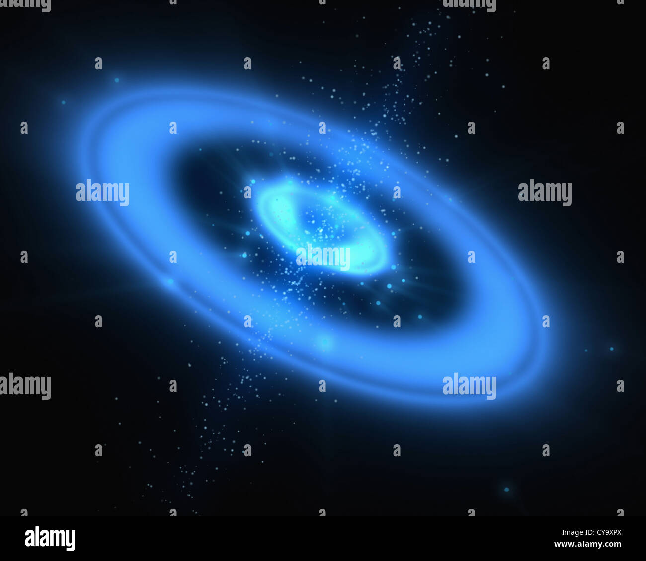 Blue galaxy hi-res stock photography and images - Alamy