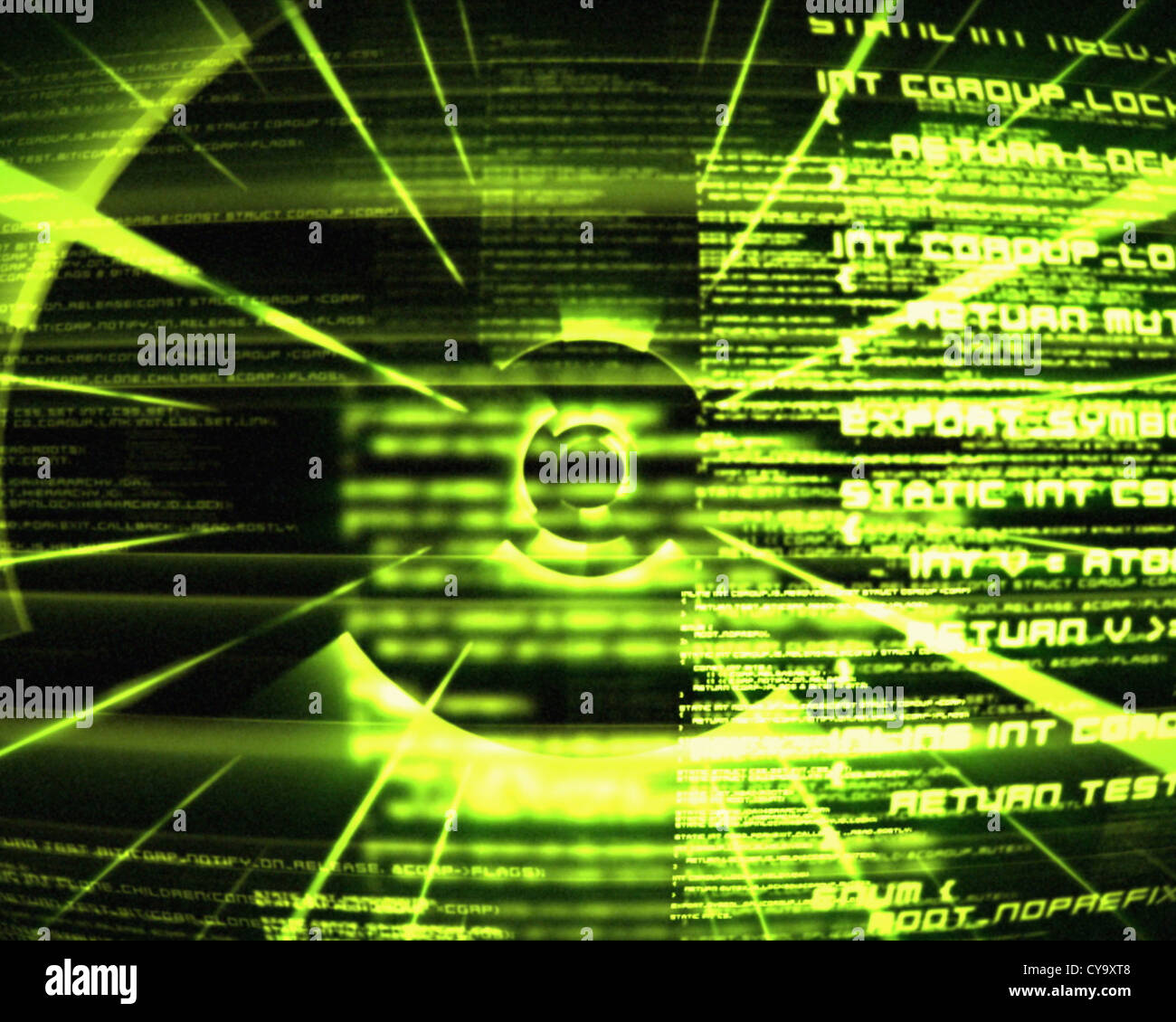 Abstract green text Stock Photo - Alamy