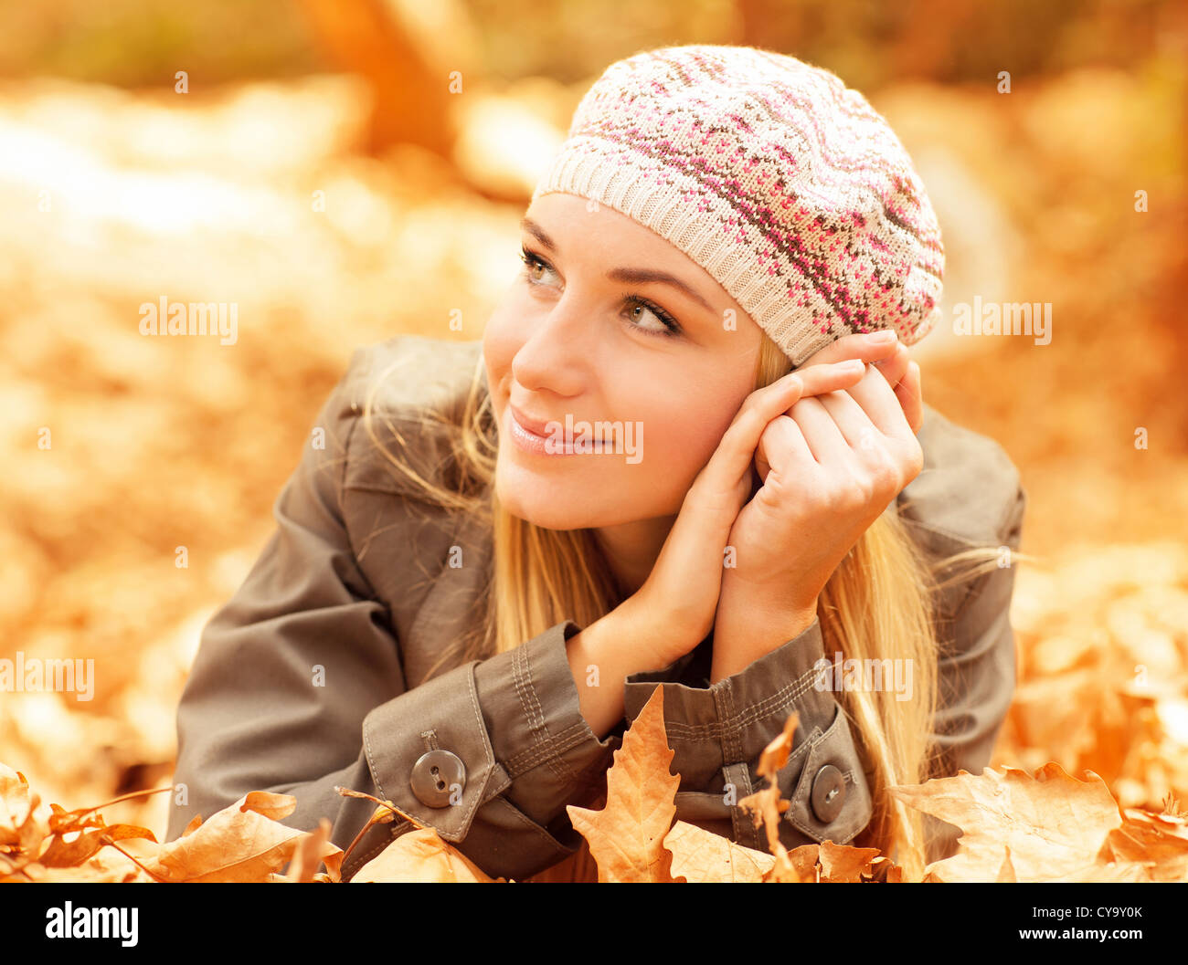 Lady laying down hi-res stock photography and images - Alamy