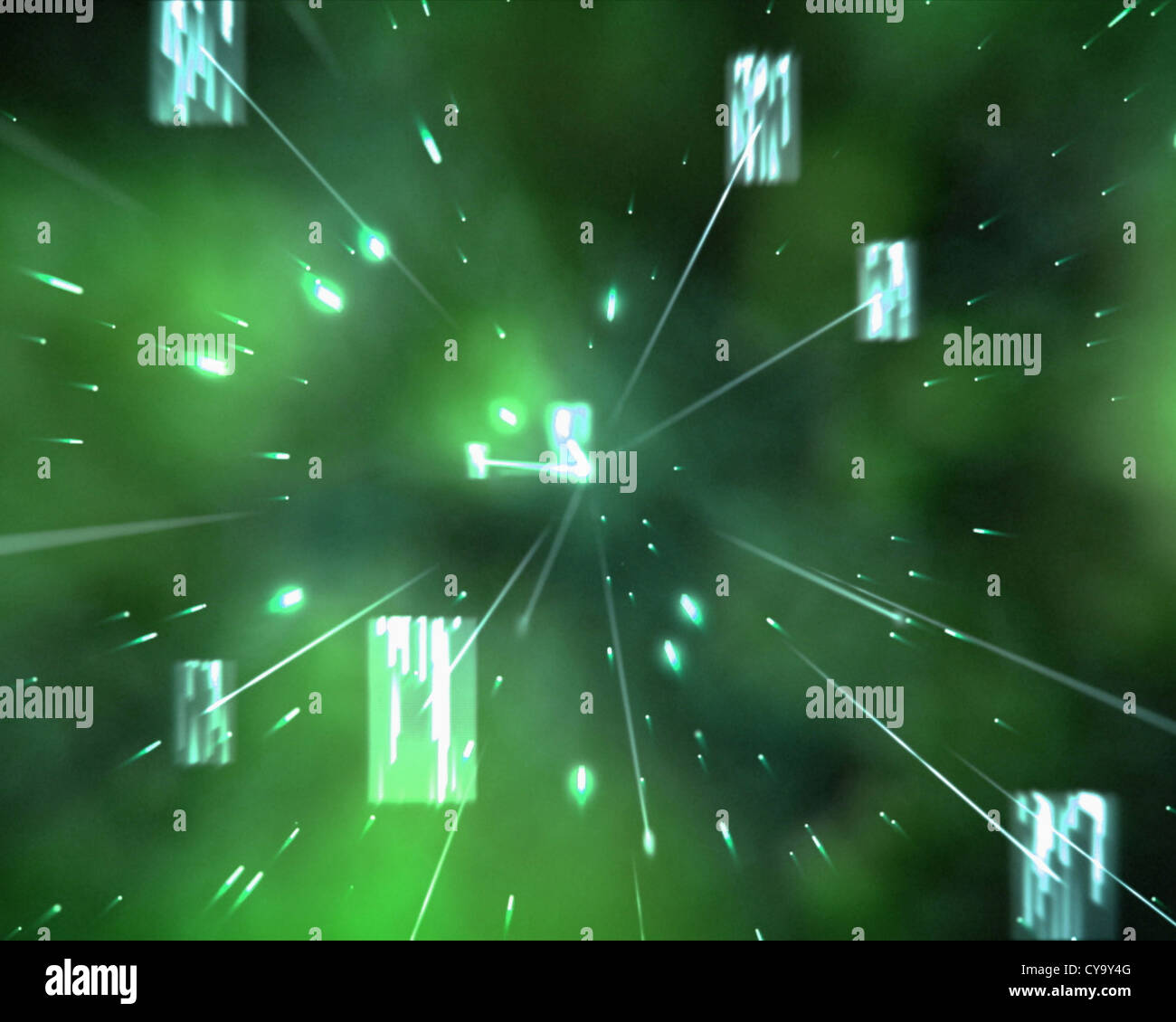 Abstract green space Stock Photo - Alamy