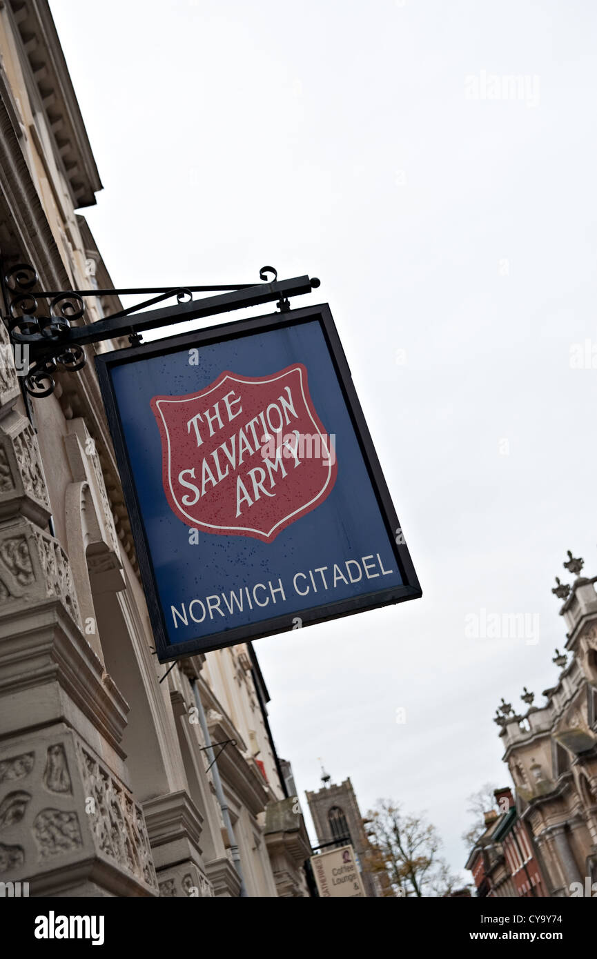 A Salvation Army Sign Stock Photo - Alamy