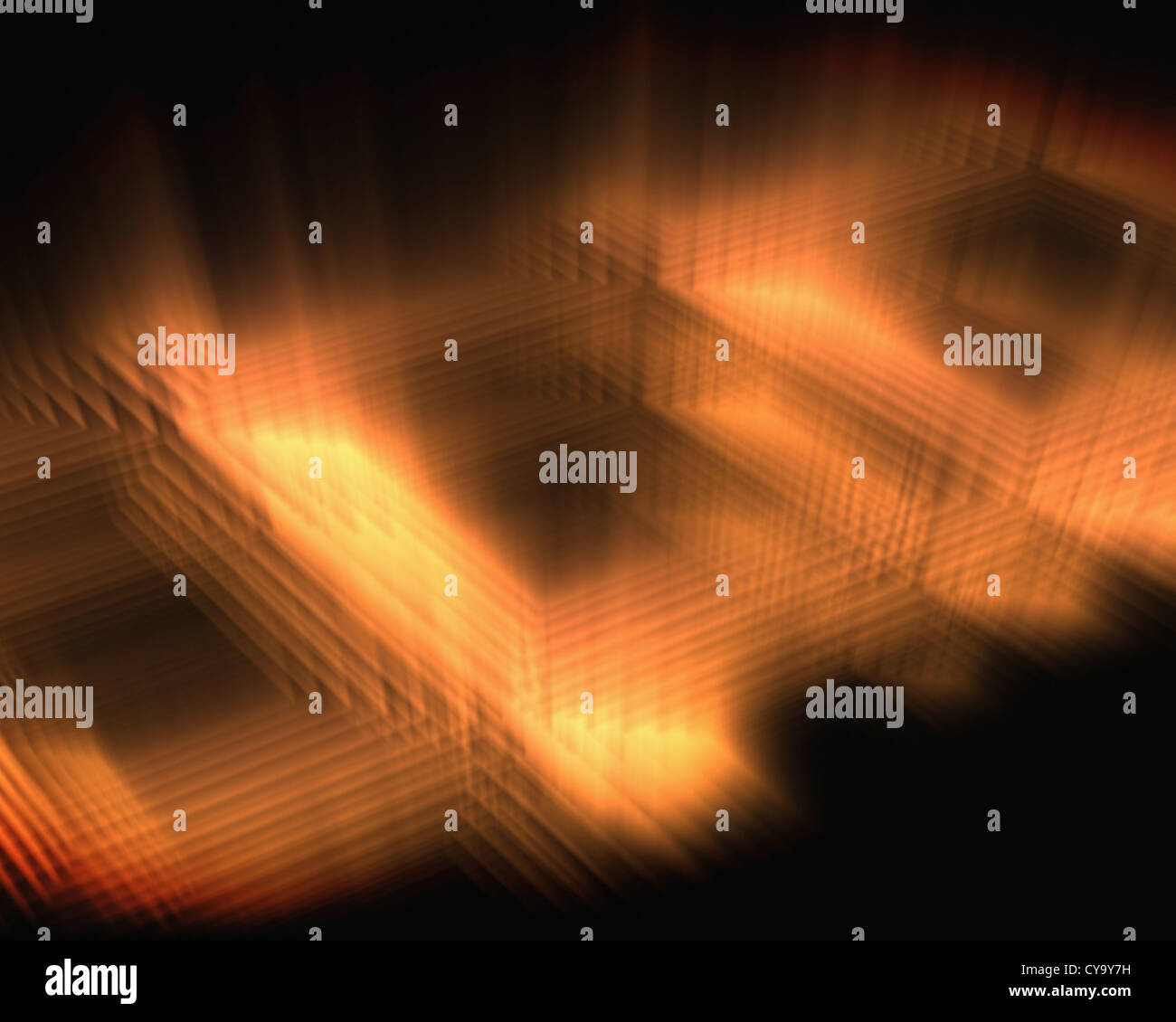 Abstract luminous orange squares Stock Photo - Alamy