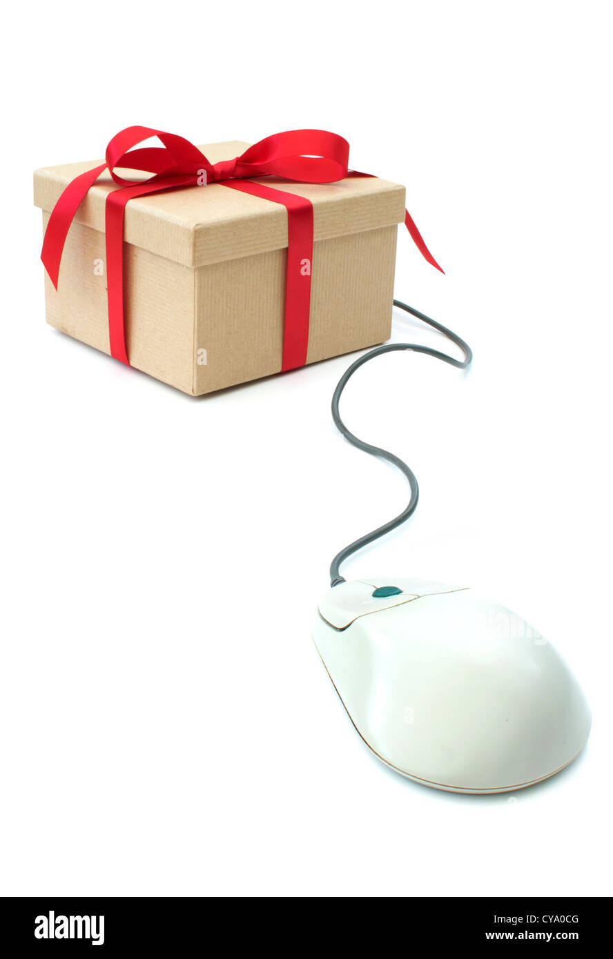 Purchase online gift christmas Cut Out Stock Images & Pictures - Alamy