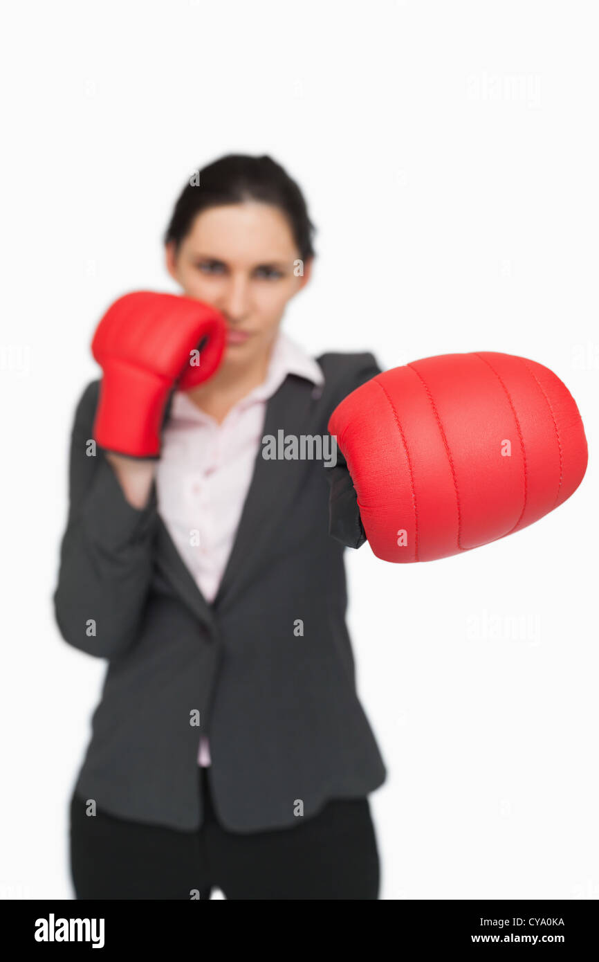 Gloves punching hitting fighting hi-res stock photography and images ...