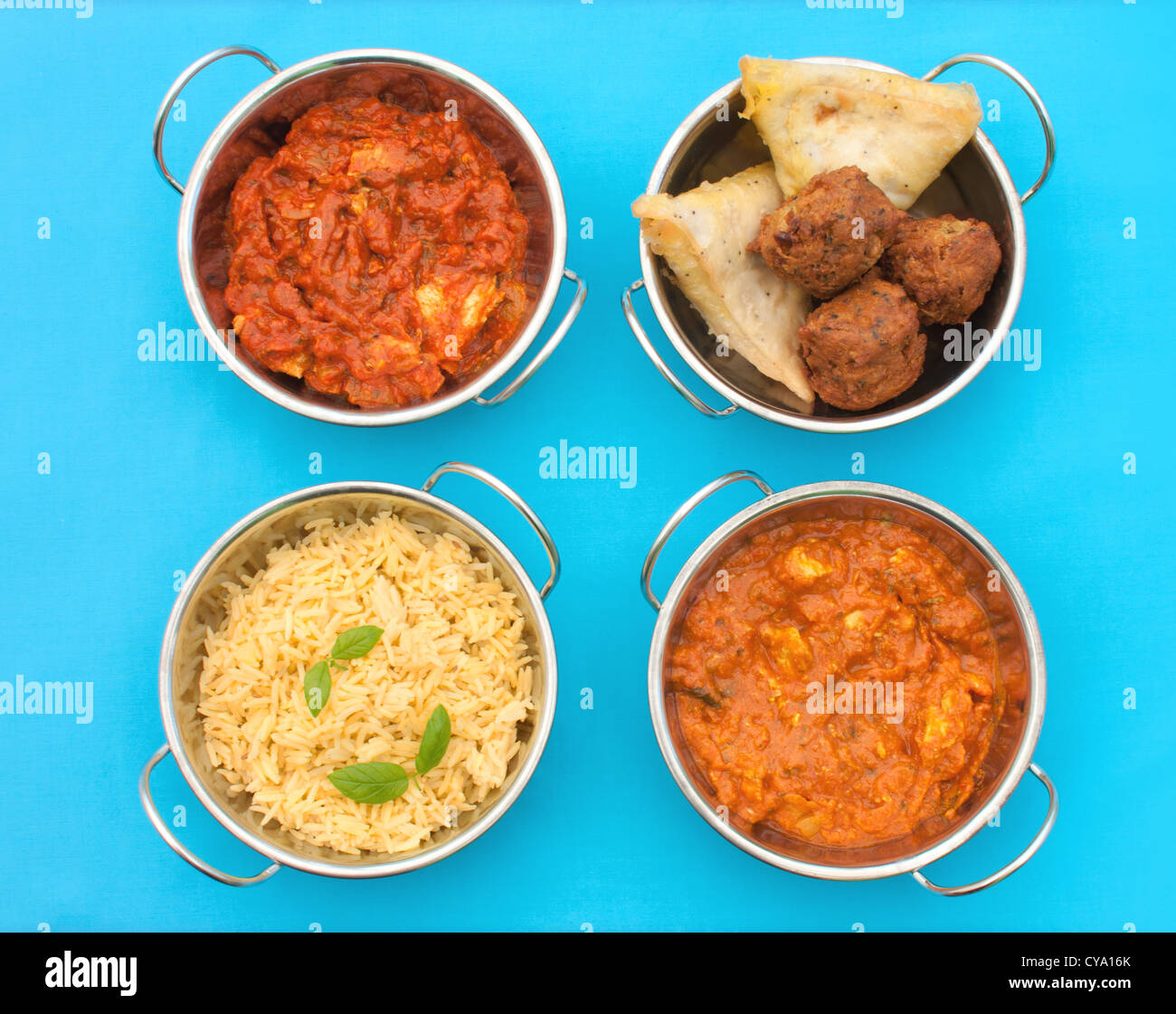 Chicken tikka masala curry spicy indian cuisine takeaway meal dinner hi ...