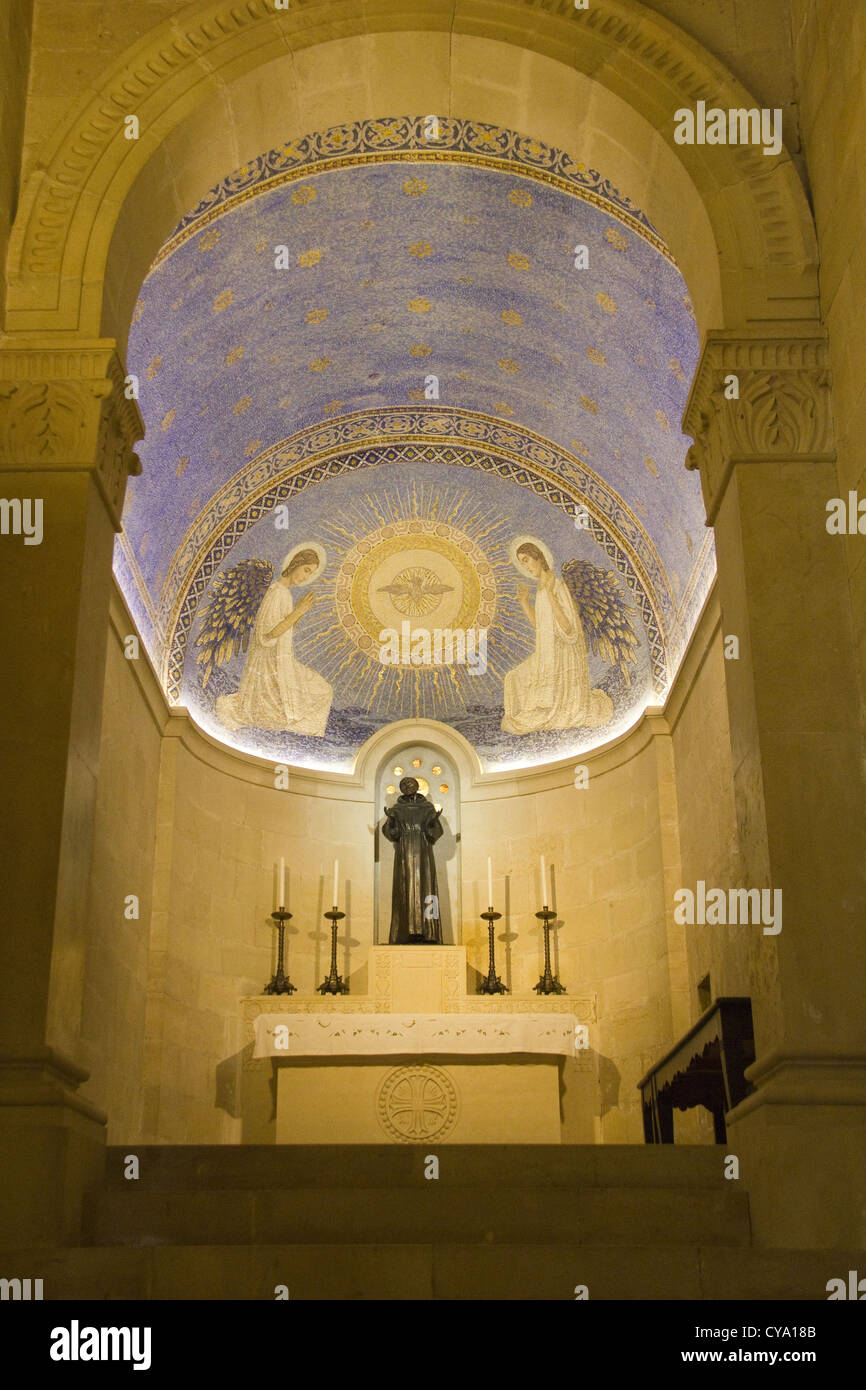 Inside of Mount Tabor church of the Transfiguration Israel Stock Photo ...