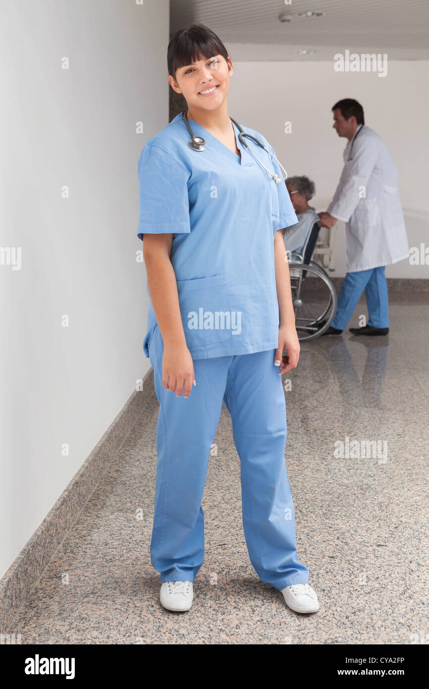 Smiling nurse ready to help Stock Photo - Alamy