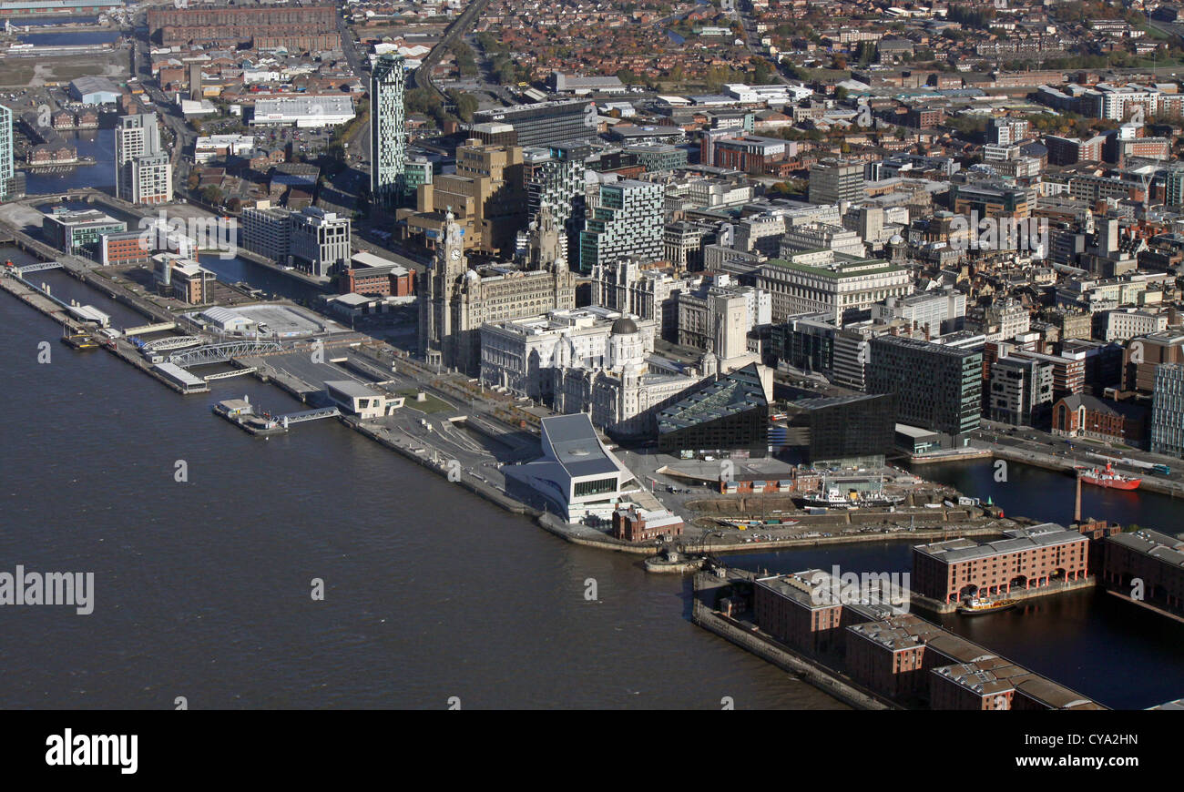 Liverpool waterfront panorama hi-res stock photography and images - Alamy