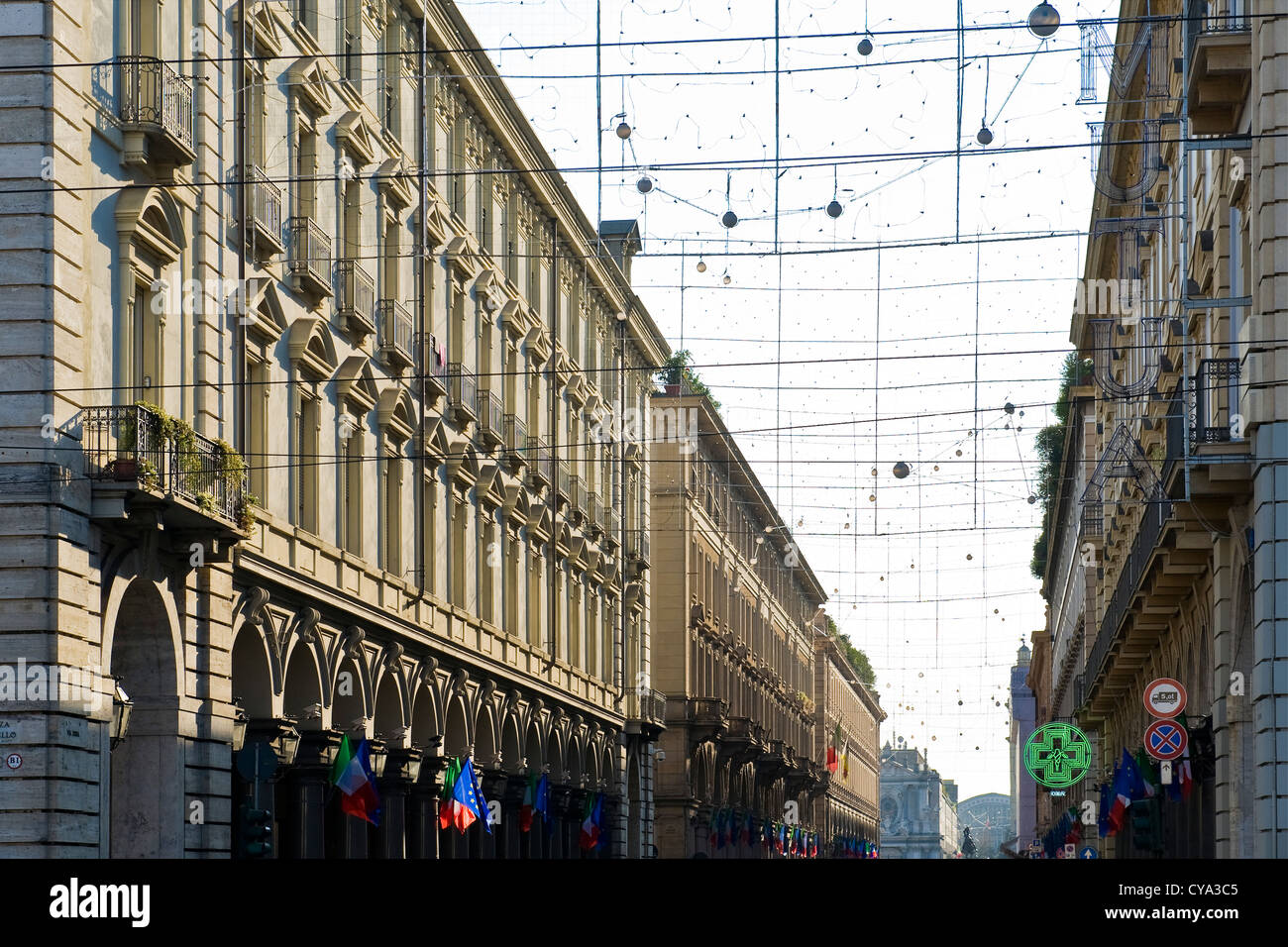 Italy, Piedmont, Turin, via Roma Stock Photo - Alamy